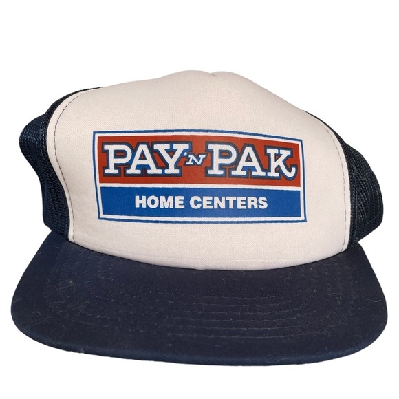 yupoong | Accessories | Vintage Pay N Pak Blue Snapback Baseball Hat Or ...